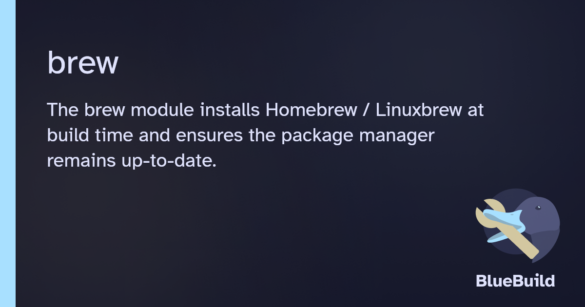 brew | BlueBuild